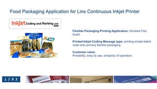 Continuous Inkjet Printer - Linx Printing Technologies USA | PPT