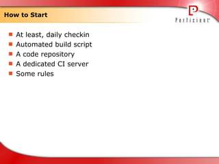 Continuous Integration | PPT
