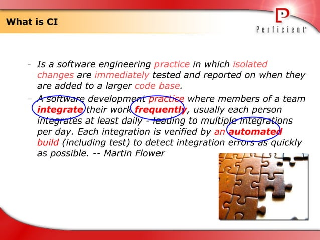 Continuous Integration | PPT