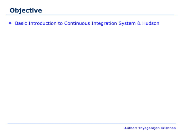 Continuous Integration System | PPT