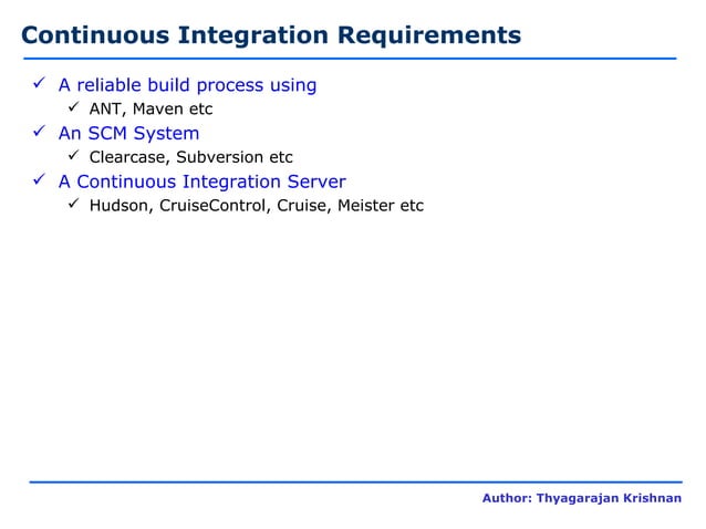 Continuous Integration System | PPT