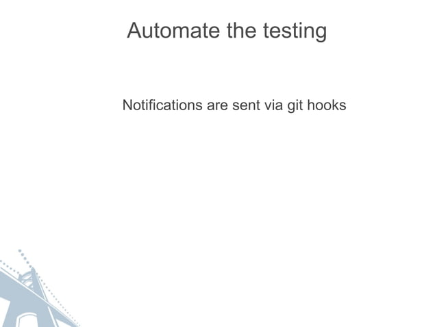 Continuous integration with Git & CI Joe | PPT