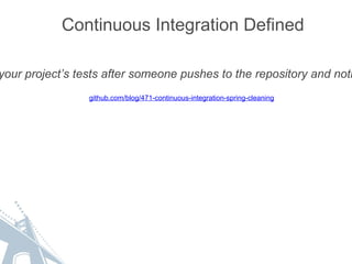 Continuous integration with Git & CI Joe | ODP