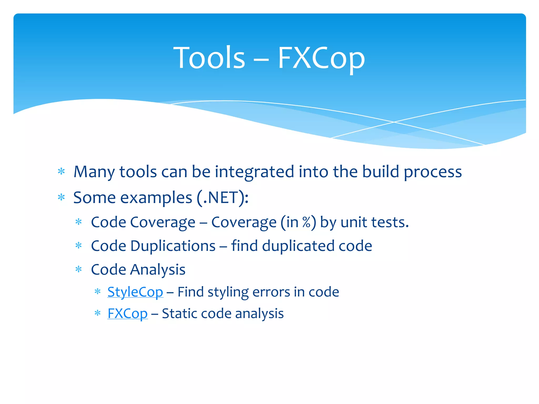 Introduction to Continuous integration | PPTX