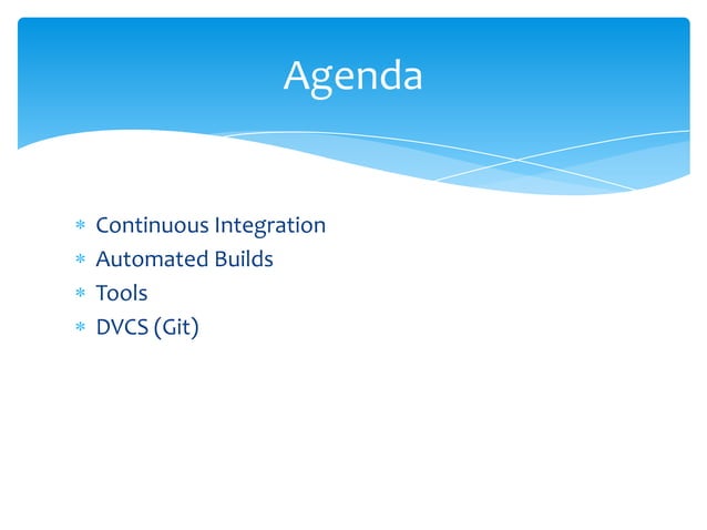 Introduction to Continuous integration | PPT