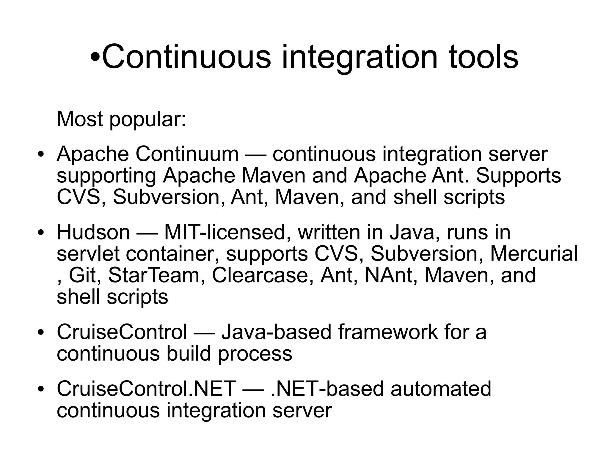 Continuous integration (eng) | PDF
