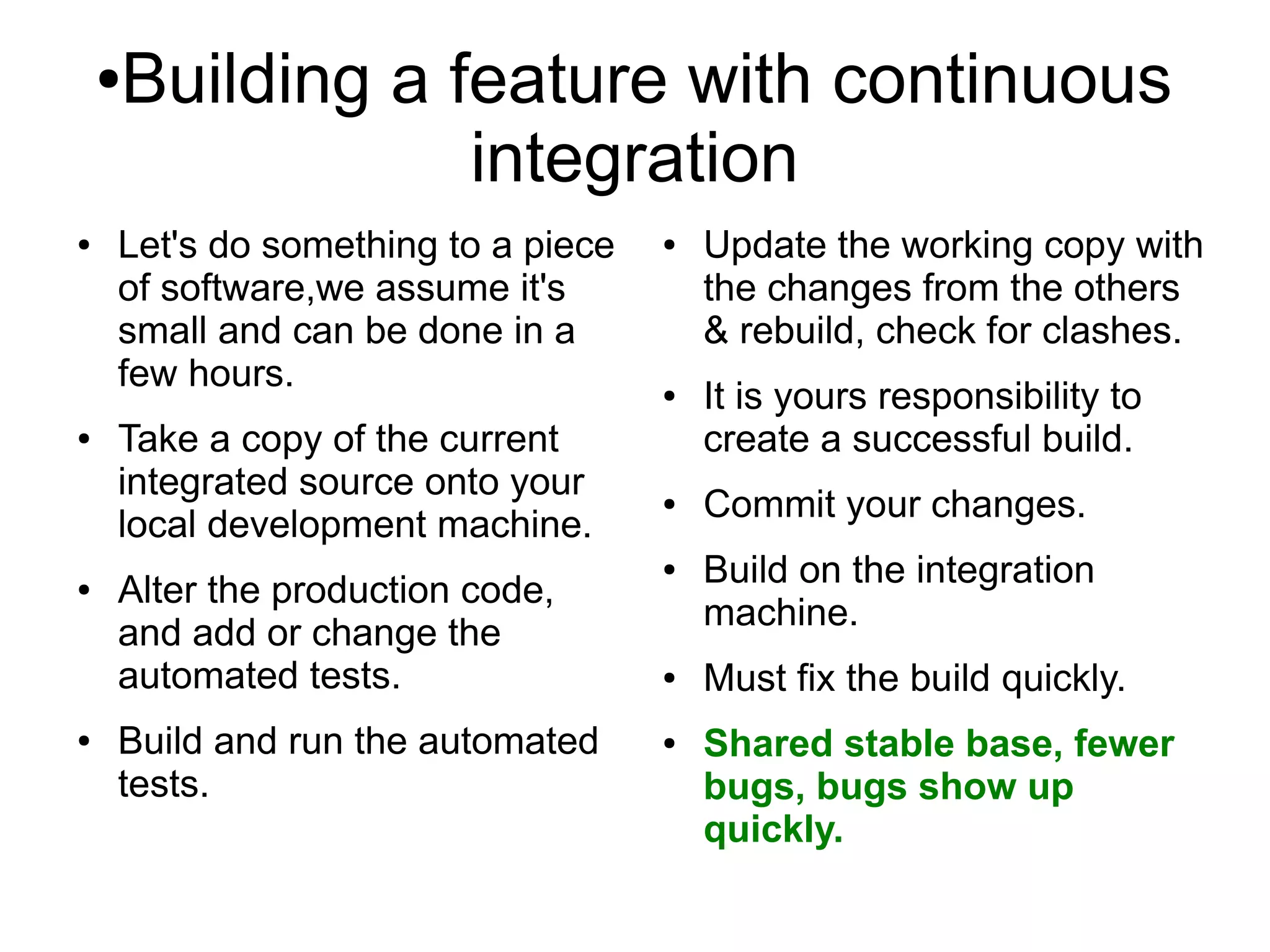 Continuous integration (eng) | PDF