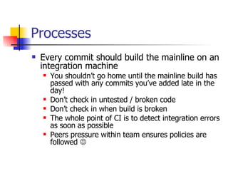Continuous Integration | PPT