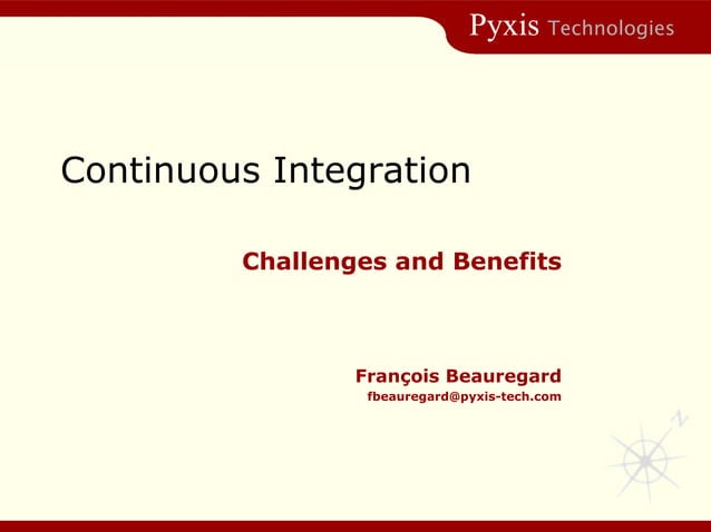 Continuous Integration | PPT