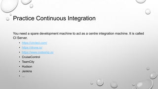 Continuous integration - ThangTD | PPT