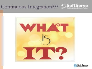 Continuous integration - main principles | PPT