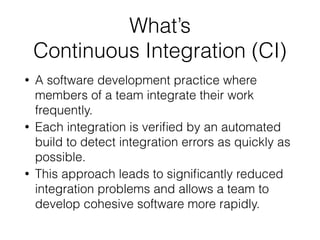 Continuous integration | PPT
