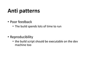Continuous Integration (& Mr Jenkins) | PPTX | Programming Languages | Computing
