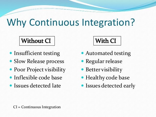 Continuous integration | PPTX | Computing | Technology & Computing