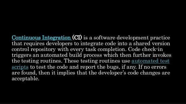 Continuous Integration Ppt