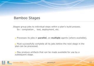 Continuous integration using Bamboo | PPTX