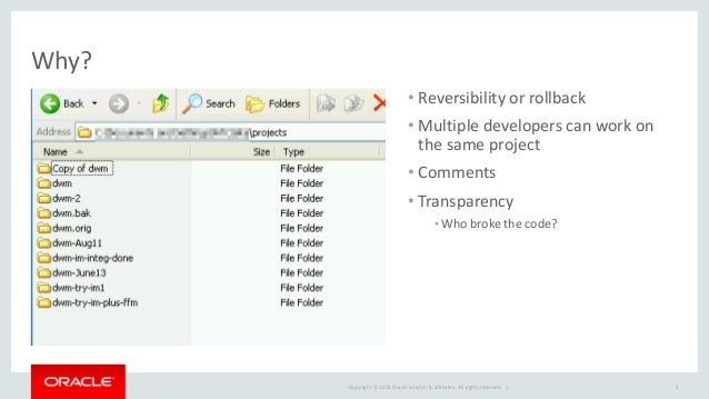 Continuous Integration Fundamentals: Version Control- OFM Canberra ... Continuous Integration Fundamentals: Version Control- OFM Canberra ...