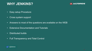 Continuous Integration and Deployment with Jenkins for PCF | PPTX