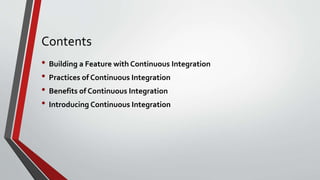 Continuous integration | PPT