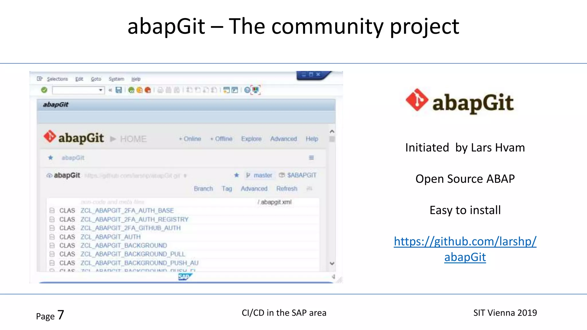 Continuous Integration, Delivery and Deployment in the SAP area | PPTX