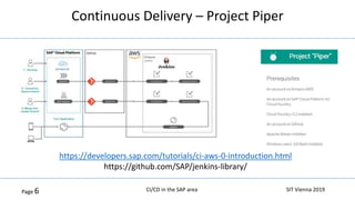 Continuous Integration, Delivery and Deployment in the SAP area | PPT