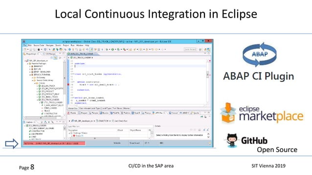 Continuous Integration, Delivery and Deployment in the SAP area | PPT