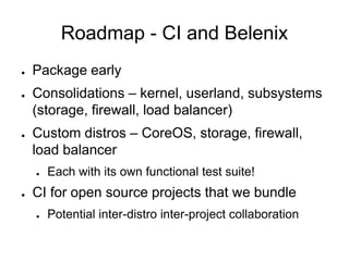 Continuous integration for open source distros v 3.0 | PPTX