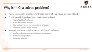 Continuous integration is not a solved problem | PPT