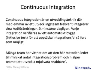 Continuous integration | PPTX