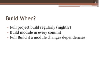 Continuous integrations - Basics | PPT