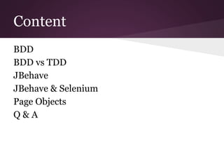 Continuous integration using thucydides(bdd) with selenium | PPT