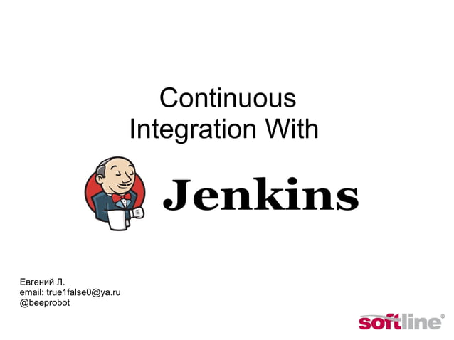 Continuous integration with Jenkins. | PPT