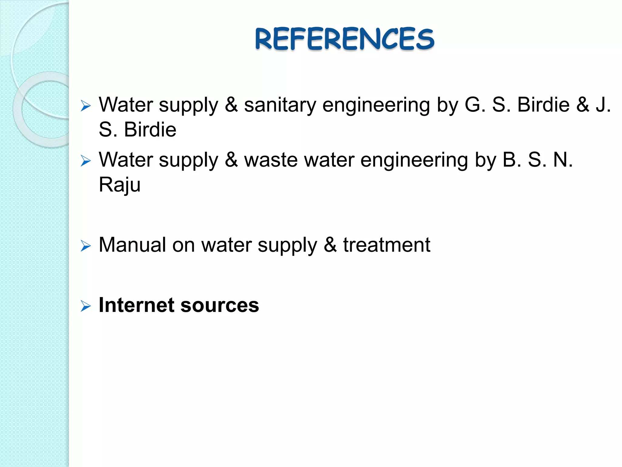 Continuous & intermittent system of water supply | PPTX