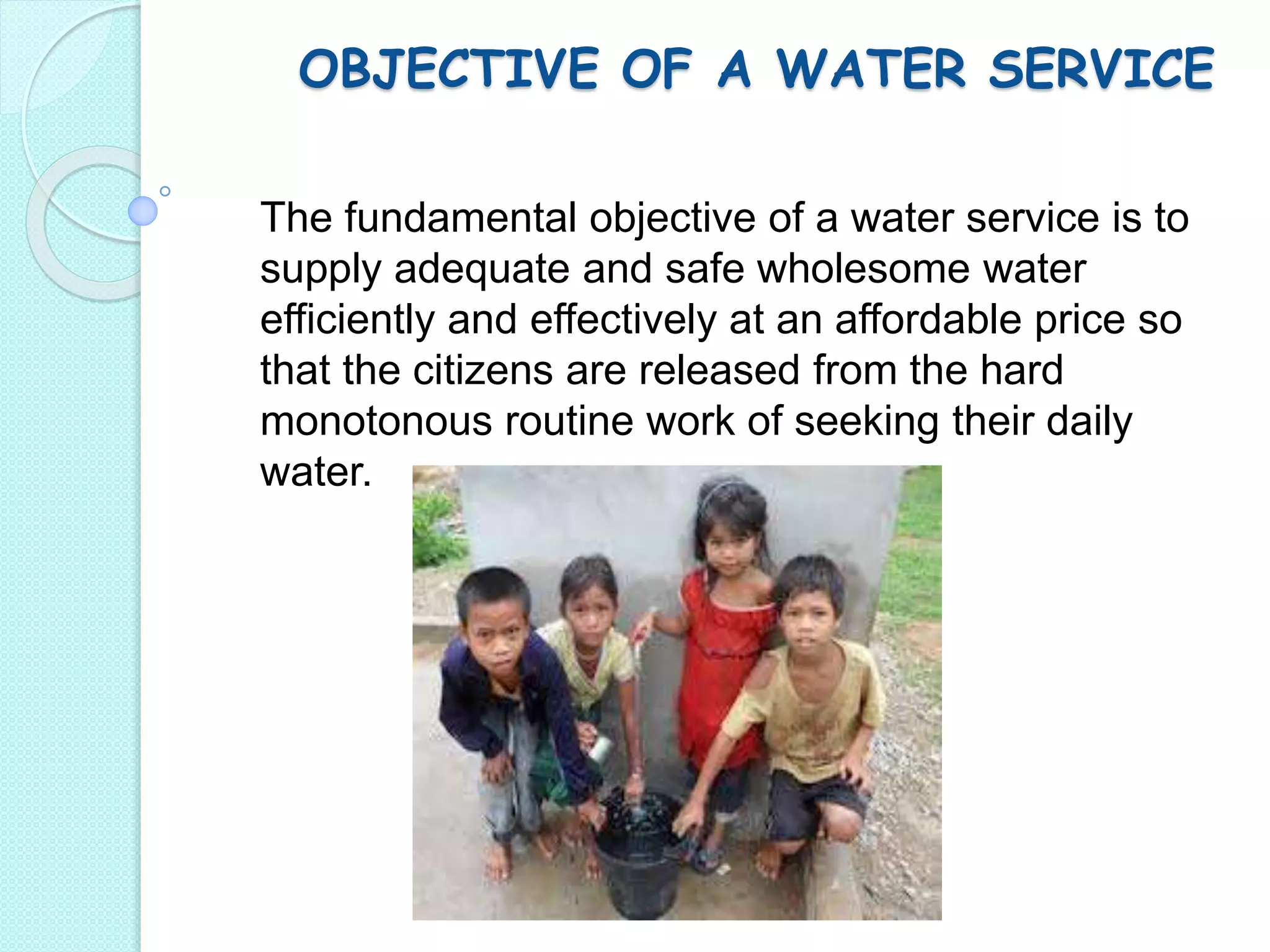 Continuous & intermittent system of water supply | PPTX