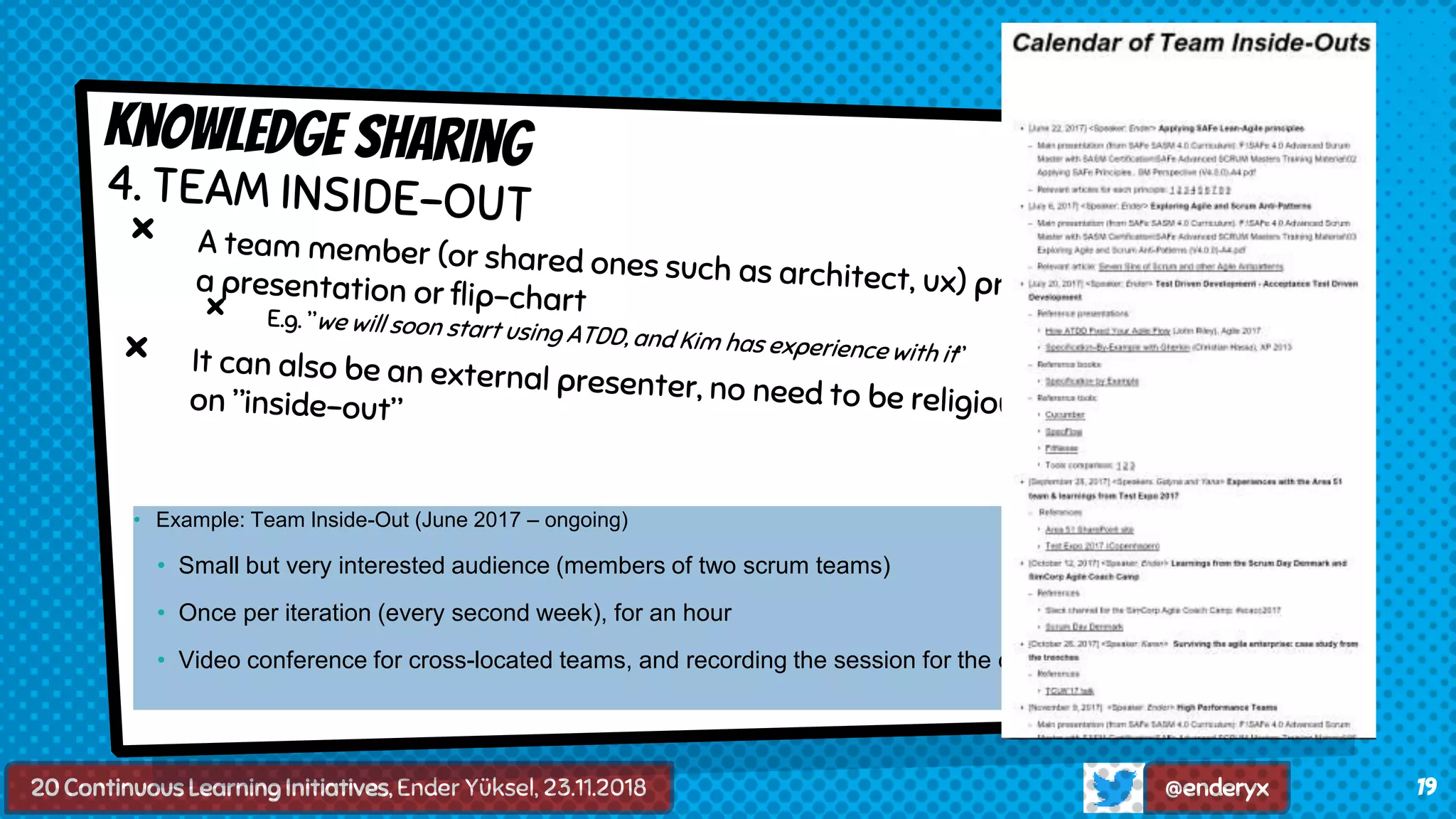 Continuous learning initiatives | PPTX