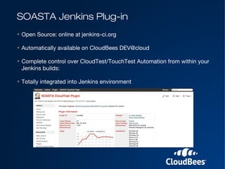 Continuous Load Testing with CloudTest and Jenkins | PPT