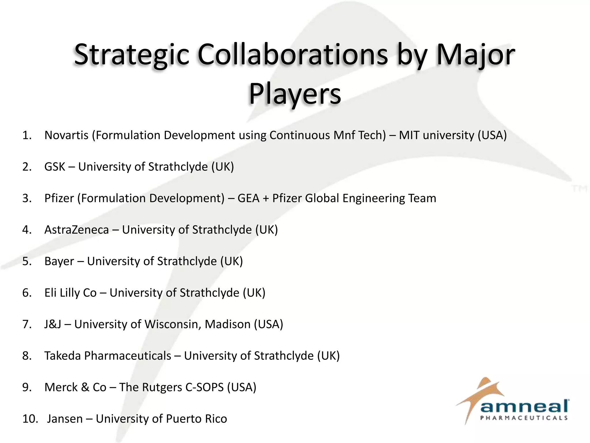 Continuous manufacturing technology | PPTX