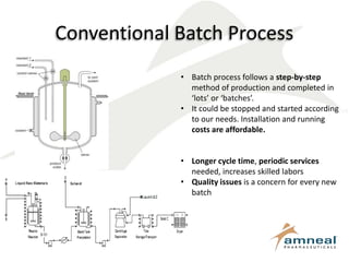 Continuous manufacturing technology | PPTX | Chemistry | Science