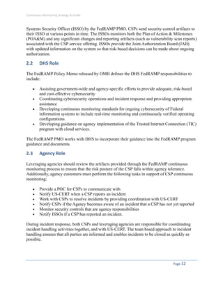 Continuous monitoring strategy_guide_072712 | PDF