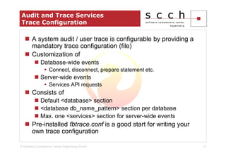 Continuous Database Monitoring with the Trace API | PPT | Free Download