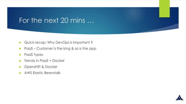 Continuous Multi-stack Deployments, PaaS & Containers as enablers | PPT