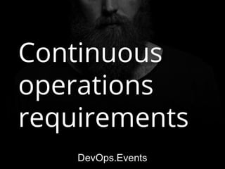 Continuous operations in AWS | PDF