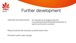 Continuous performance: Load testing for developers with gatling | PPT
