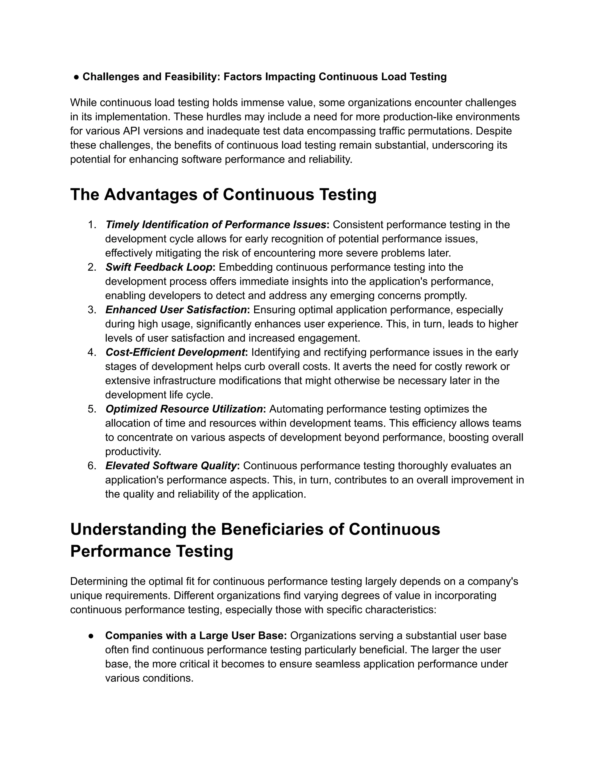 Continuous Performance Testing A Comprehensive Guide For Developerspdf 