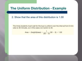 Continuous probability Business Statistics, Management | PPTX