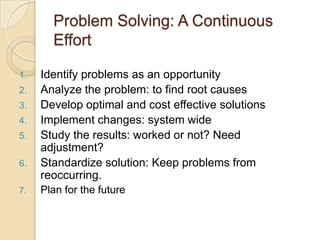 Continuous process improvement | PPTX