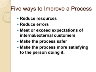 Continuous process improvement | PPTX