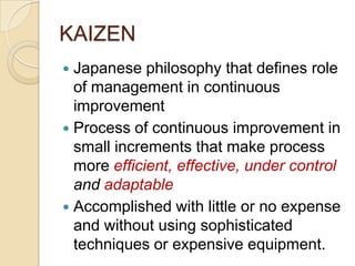 Continuous process improvement (4) | PPTX