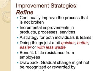 Continuous process improvement (4) | PPTX | Business Administration ...