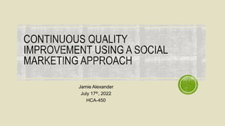 Continuous Quality Improvement powerpoint | PPTX